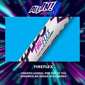 Easton | 2023 | Comic All in Slowpitch Softball Bat | Loaded | USSSA | 12.75" Barrel | 34" x 26 oz.