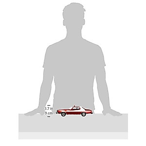 Greenlight Artisan Starsky & Hutch Ford Gran Torino Vehicle (1:18 Scale), Red Chrome