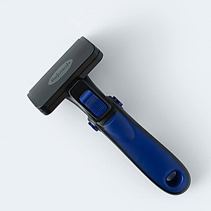 Refuresh Deshedding Brush for Dogs & Cats - Medium & Blue, Long Hair Grooming Tool, Dog Deshedding Brush, Cat Deshedding Brush, Lightweight Deshedding Tool for Shedding Control. Pet Deshedder