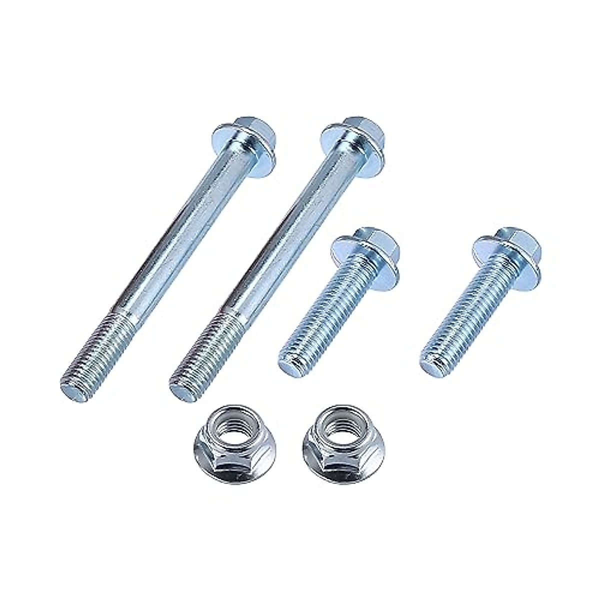 X AUTOHAUX Left Right Front Recovery Tow Hooks Kit 84072464 for Chevy for Chevrolet Silverado for GMC Sierra 1500 2007-2019 Silver Tone