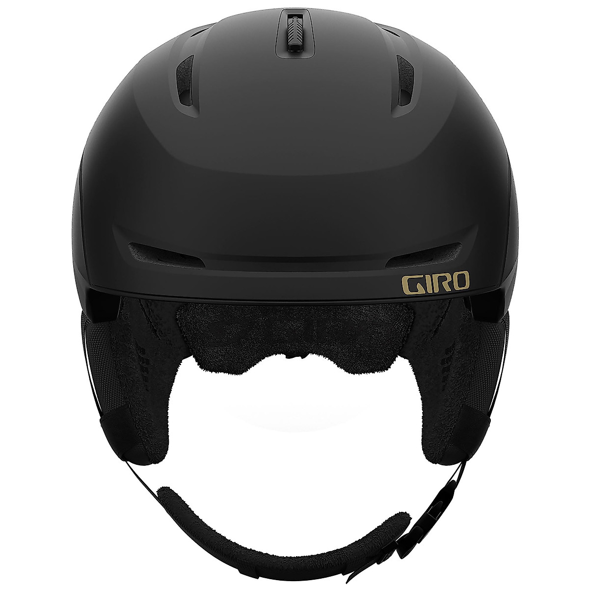 Giro Avera MIPS Ski Helmet - Snowboard Helmet for Women & Youth - Matte Black/Gold - Size S (52-55.5cm)