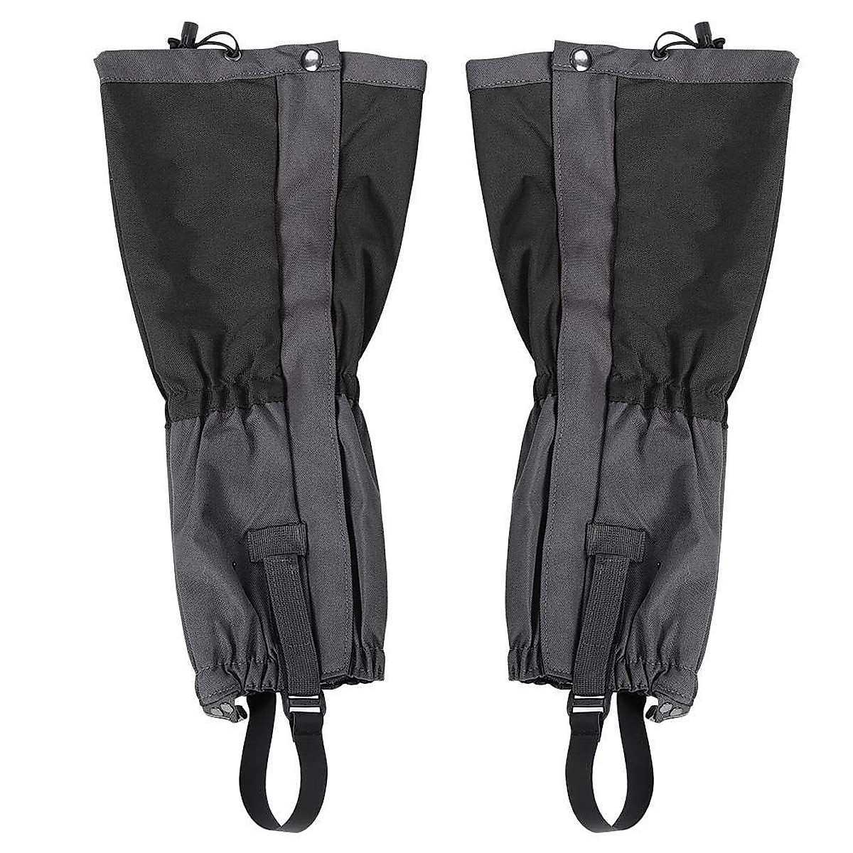 RiToEasysports Leg Gaiters Waterproof Snow Boot Gaiters for Outdoor Backpacking Climbing Fishing Hunting(Black) Ski