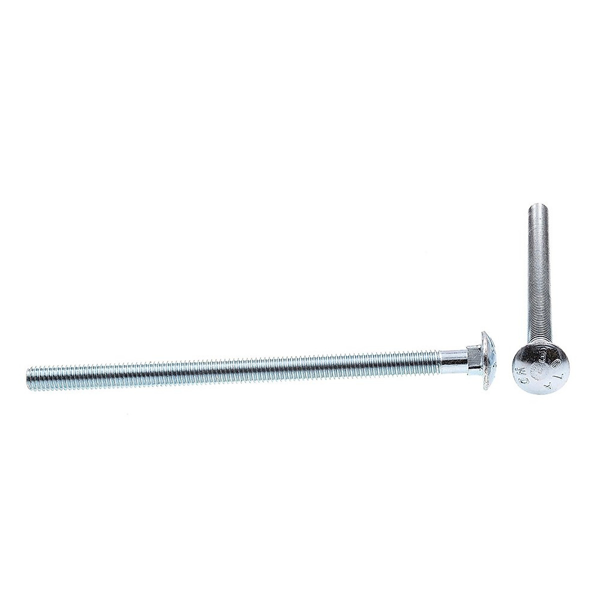 Prime-Line 9064008 Carriage Bolts, 3/8 In.-16 X 6-1/2 In., A307 Grade A Zinc Plated Steel (10 Pack)