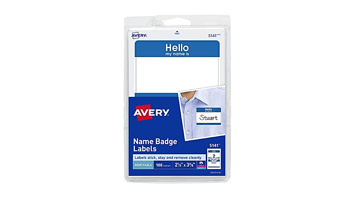 Avery Hello My Name Is Removable Name Tags