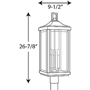 Progress Lighting P540004-020 Gibbes Street Outdoor, Bronze