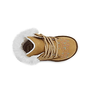 OshKosh B'Gosh Girls Alana Fashion Boot, Brown, 11 Little Kid