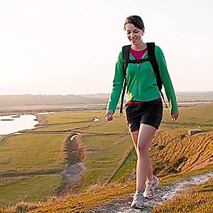 Ikerall Sternum Strap Backpack 3-pack,Adjustable Chest Strap with Emergency Whistle Buckle Suitable for Universal Outdoor Fabric Backpack Straps(Black)