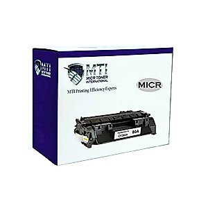 MTI MICR AssureScan HP CF280X (80X) MICR Toner Cartridge for HPLaserJet Pro 400 MFP M401, M401n, M401dn, M401dw, M425dn Printers