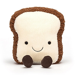 Jellycat Amuseables Toast Food Plush, Medium 11 inches