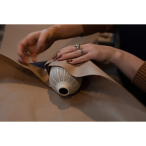 Kraft Brown Paper Roll 30" x 2,400" (200 ft) – 100% Recyclable Craft Construction and Packing Paper for Use in Moving, Bulletin Board Backing and Paper Tablecloths