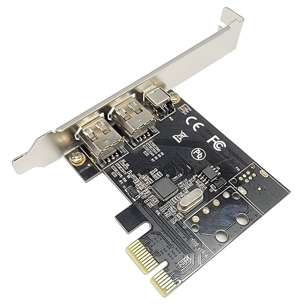 YOTOCAP 3 Port PCI-E Firewire Card IEEE 1394A x 2 + Mini 1394A Controller Card Adapter Dual Chipset for Win 7/8/10