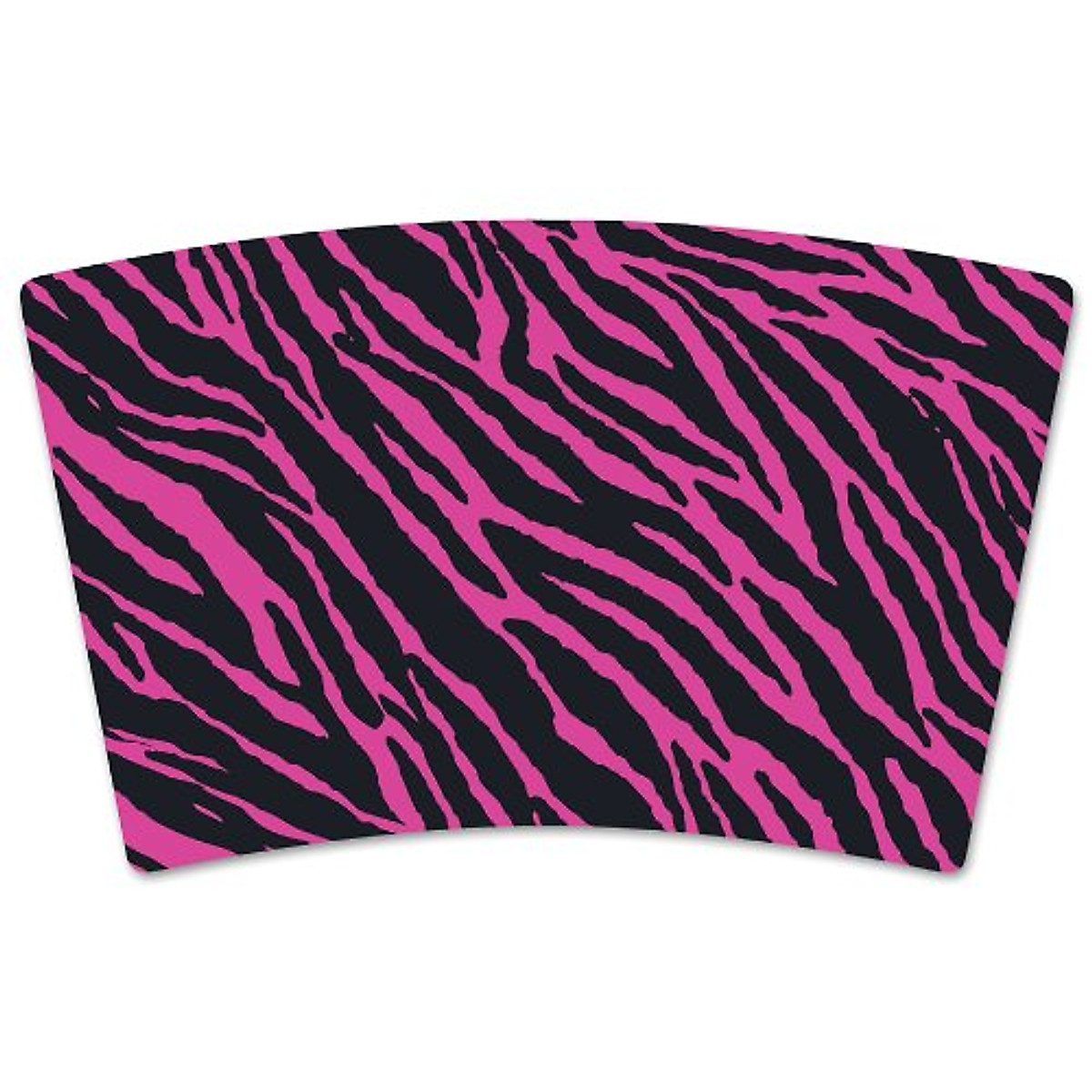 Mugzie Zebra Travel Mug with Insulated Wetsuit Cover, 16 oz, Black/Pink