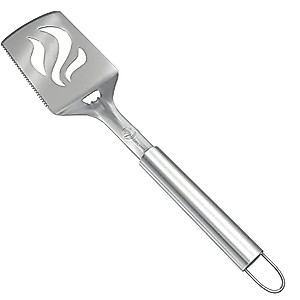 Cave Tools Barbecue Spatula With Bottle Opener and Serrated Edge - BBQ Cooking Utensils & Accessories