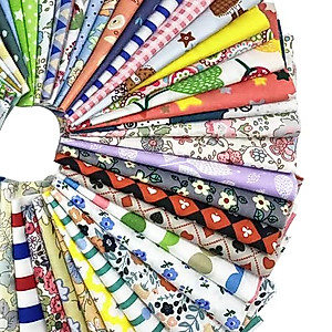 120pcs Fat Quarters Fabric Bundles,Scrap Quilts Sewing Fabric Squares,Araniozb Cotton Fabric for Sewing,Quilting Fabric Supplies,Pre-Cut Quilt Squares 6" x 6"(15cm x 15cm,60 Patterns)