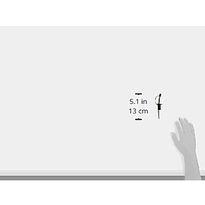 Tablecraft Stainless Steel Pourers with black Tethered Cap, (2 Pack), Silver