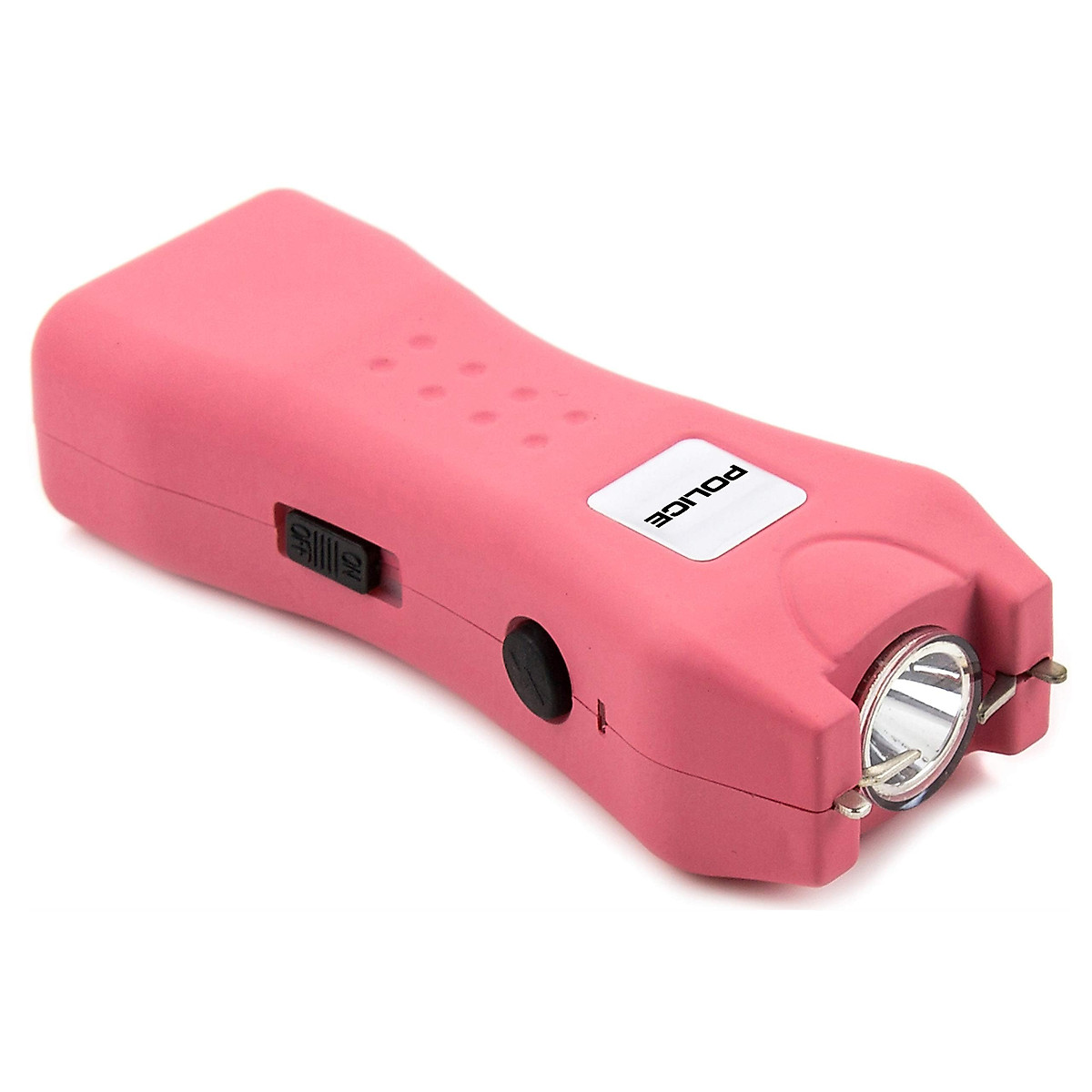 POLICE Stun Gun 618 - Mini Rechargeable with LED Flashlight, Pink