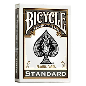 Bicycle Standard Index (Black/Red), Pack of 4