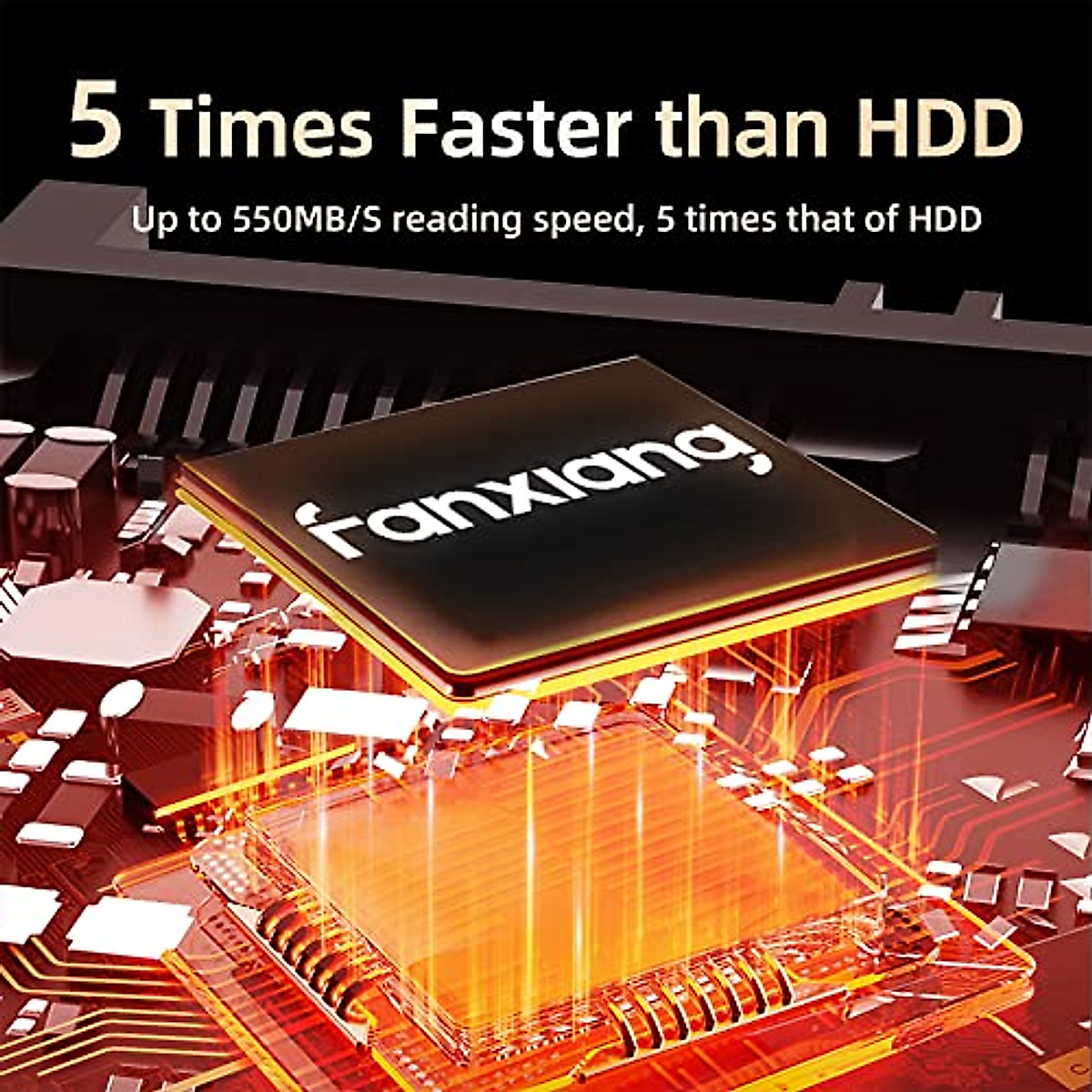 fanxiang 1TB SSD SATA III 2.5" Internal Solid State Drive, Read Speed up to 550MB/s, Reliable Storage for Laptop and PC