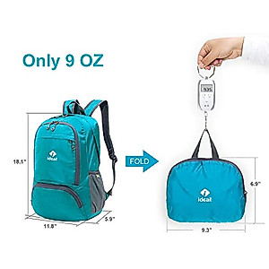 IdealTech Lightweight Packable Backpack (Orange)