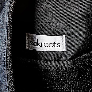 Sakroots Women's On The Go Sling Backpack in Nylon Eco Twill, Black Spirit Desert 2