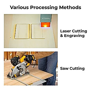 xTool Selected Walnut Plywood 6pcs, 1/8" Plywood Sheets A/B Grade Walnut Plywood Wood for Crafts, 12"x12" Thin Wood 3mm Plywood for Laser Cutting and Engraving, CNC Cutting, Painting, Fretwork