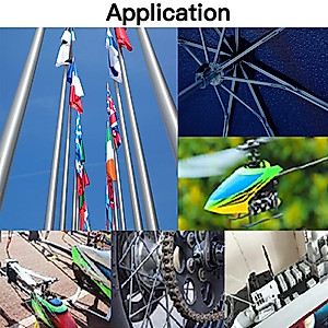 Feelers 304 Stainless Steel Hex Rod Bar S5 Opposite Side 3/16" Hexagonal Rod, 300mm Length, 1PCS