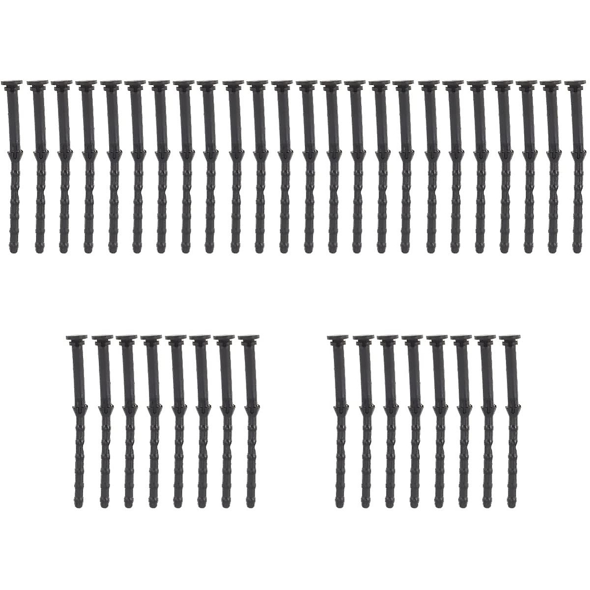 SOLUSTRE 40 pcs Shock-absorbing nails Fan Mounting Pin Absorption Pin computer fans case fans Vibration Reducing Fan Mounting Noise Absorption Rivet Computer Components screw Chassis