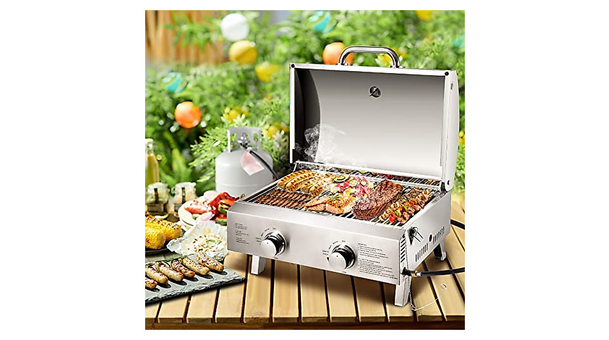 ARC Portable Gas Grill - 20,000 BTU for Outdoor Cooking