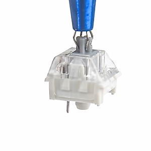 70 PCS Kailh Speed Gold Silver Copper Bronze Pink Pro Purple Light Green MX SMD 3 Pin RGB Switches for Backlit Mechanical Gaming Keyboard (Speed Silver)