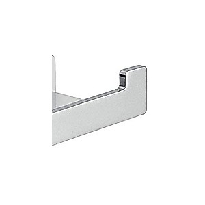 Gedy 4426-13 Atena Square Wall Mounted Double Hook, Chrome