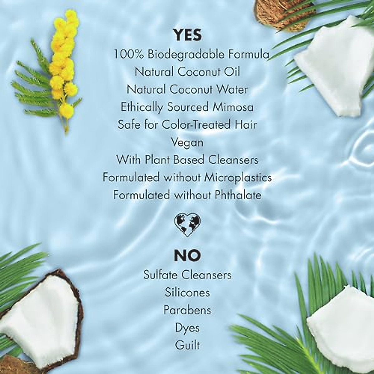 Love Beauty And Planet Volume and Bounty Hair Shampoo Thickening Coconut Water & Mimosa Flower Sulfate Free 3 oz, 12 Pieces