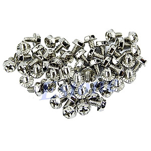 A31 500pcs Toothed Hex 6/32 for Computer PC Case Hard Drive Motherboard Mounting Screws SCRW-001104