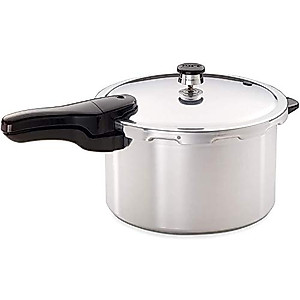 Presto 8-Quart Aluminum Pressure Cooker, Silver