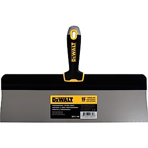 DEWALT 16" Big Back Taping Knife | Stainless Steel w/Soft Grip Handle | DXTT-2-198