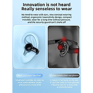 Open Ear Headphones,Sport Earbuds,Sport Headphones,Open Earbuds,Wireless Earbuds Mini for Cycling Driving, Open earplugs, Running Earbuds