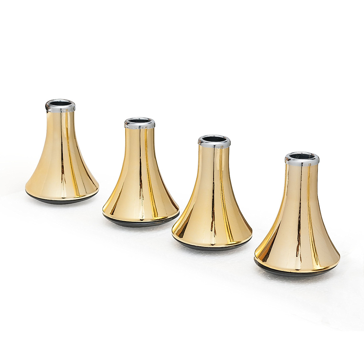 Kings Brand Gold Bed Frame Glides Legs to Replace Wheels, Set of 4