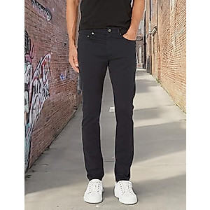 Amazon Essentials Slim Fit Khaki Pants for Men, 5-Pocket Stretch Twill 31W x 30L, Black