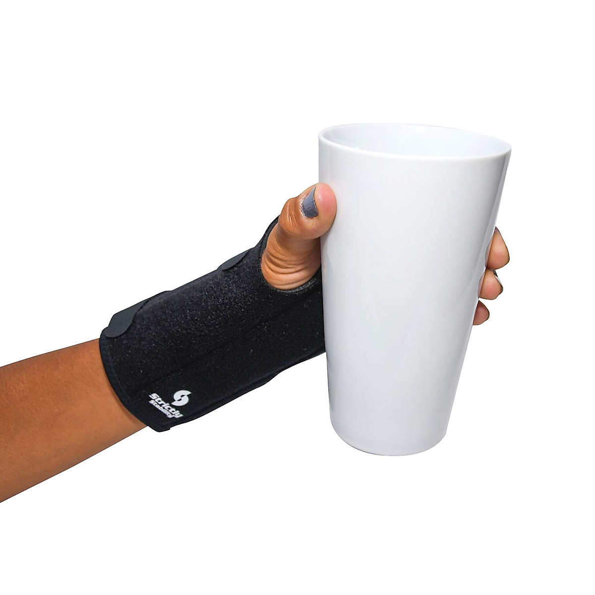 StrictlyStability Wrist Brace for Carpal Tunnel, Arthritis, Tendonitis Support Fitting Both Hands (Universal)