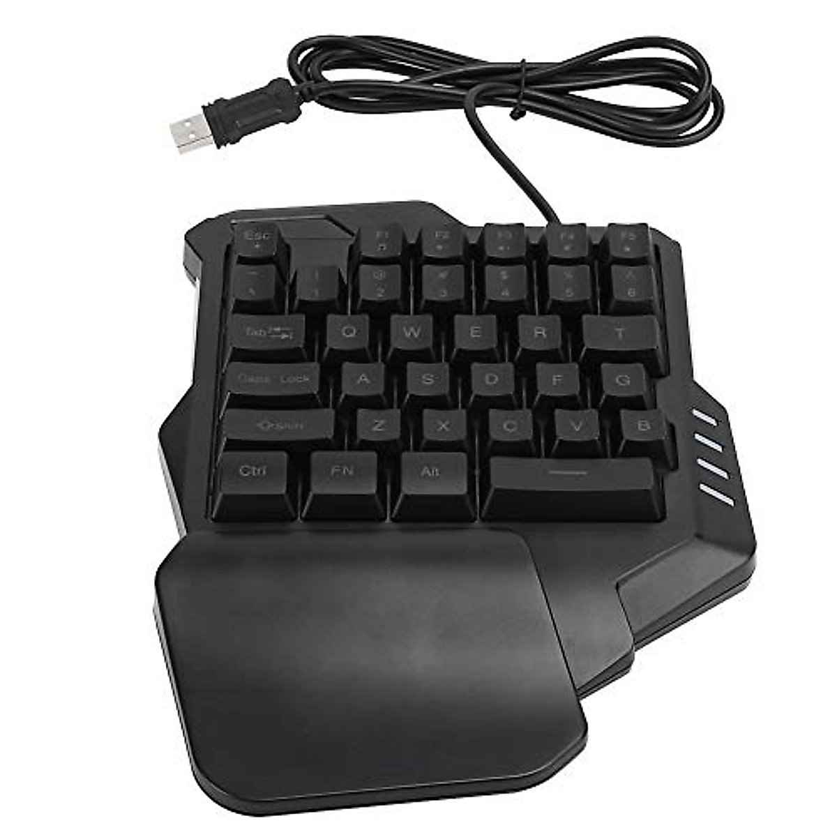 G30 One Handed Gaming Keyboard , Professional LED Backlit Keyboard , Compact 35 Keys Half Keyboard Gaming Keypad for win2000 ,XP ,Me ,Vista7 ,8 ,OS X Black