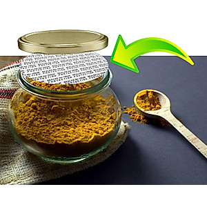 58mm (2.28") Torque Activated Pressure Sensitive Seals Cap Liners -Made in USA- 30 PCS - for Glass & Plastic Jars - No Induction Sealer Needed - Black (30)