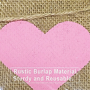 Baby Shower Banner Burlap Rustic Girl Baby Shower Decorations, Sweet Baby Girl Sign Garland for Girl Shower Decoration