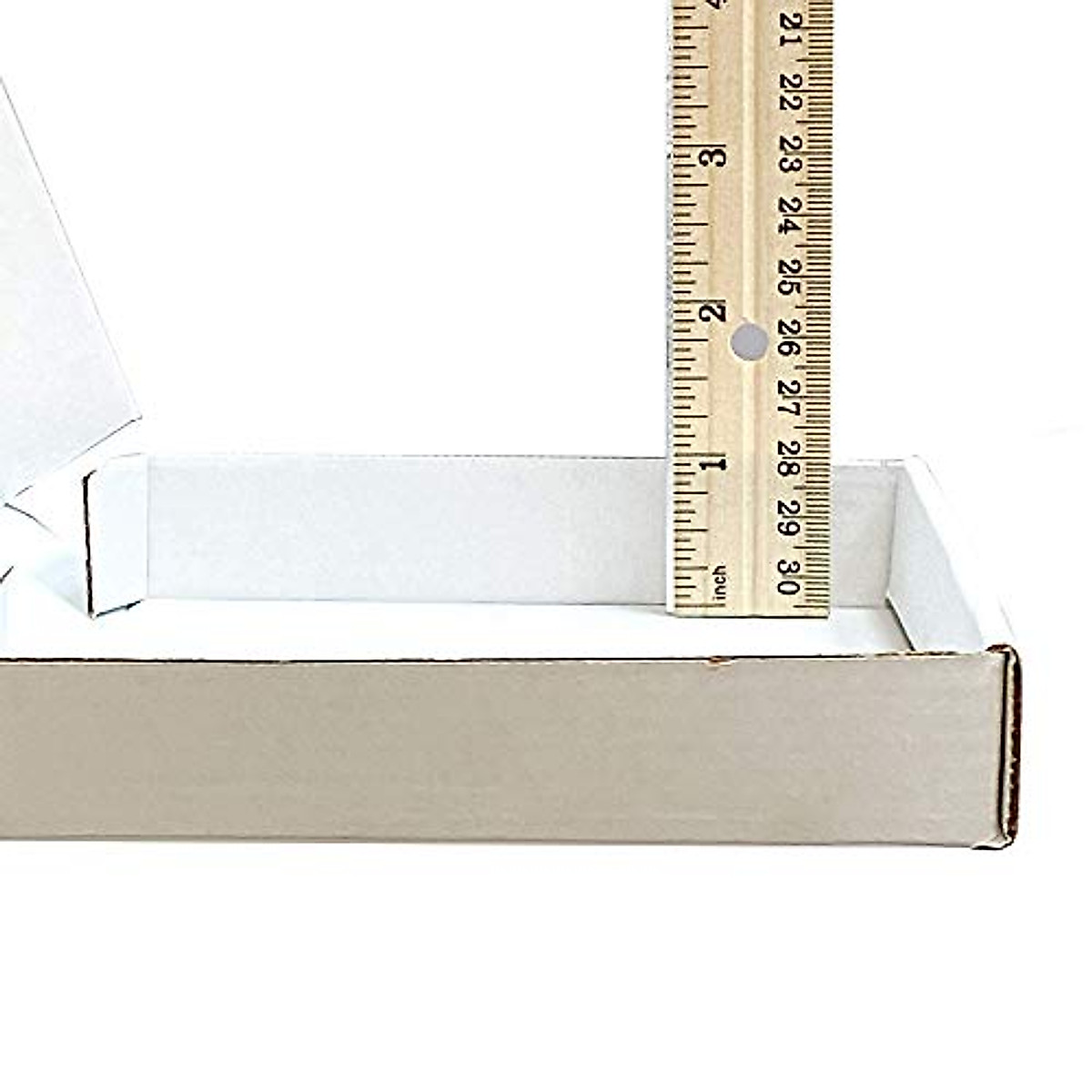 Chica and Jo 5" White Mini Pizza Boxes (8 Pack) Brand - Square Flat Cardboard Boxes 5" x 5" x 1" (8) Made in USA