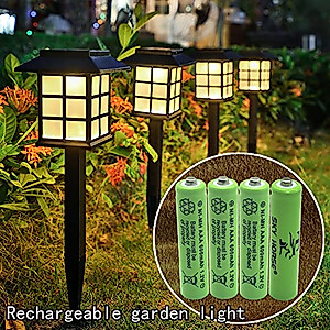 SKY HORSE AAA Rechargeable Battery Ni-MH 1.2V 600mAh for Garden Light, Solar Light,Toys, Remote Control, Mouse(8)