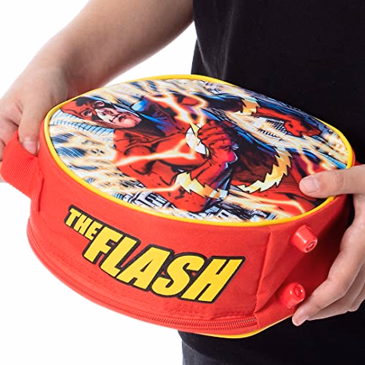 DC Comics Flash Lunch Box Soft Kit Insulated Cooler Circle Bag