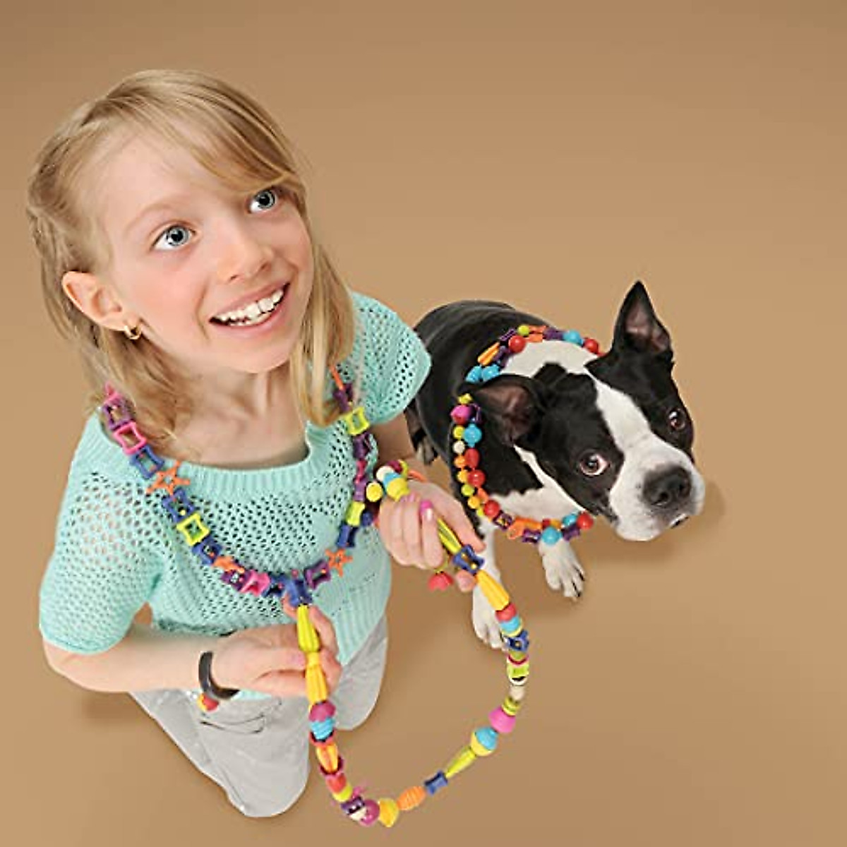 B. toys – Pop Arty! 150 Pcs- Jewlery Making Kit- Creative Pop Snap Bead Set for Kids –DIY Craft Jewelry Making Kit –Necklaces, Rings, Bracelets – 4 Years +