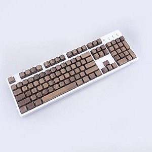 HFSECURITY GH60 Full Set Solid Wood Keycaps Customized Handmade Keycaps for Cherry Mx Switch Mechanical Gaming Keyboard Use Wood Keycaps (104fullkeycaps)