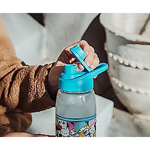 Sanrio Hello Kitty and Friends Plastic Water Bottle With Screw-Top Lid | BPA-Free Plastic Sports Jug | Holds 28 Ounces