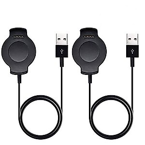 Fashioneey Compatible with Huawei Watch 2 Charger, 2 Pack 3.3ft Replacement USB Charging Cable Cord Dock Accessories Adapter for Huawei Watch 2 Pro Sport/Classic