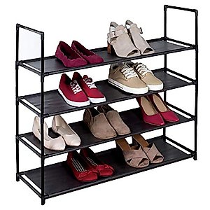 American Dream Home Goods Organizer 6920-BK Shoe Rack, Black