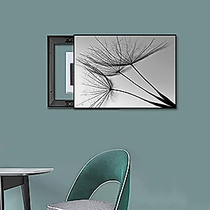 Electric Counter Cover Modern Decorative Electric Box Cover Removable Electric Meter Box Simple Cover Counters Decoration Hide Paintings, 50 X 40Cm,A